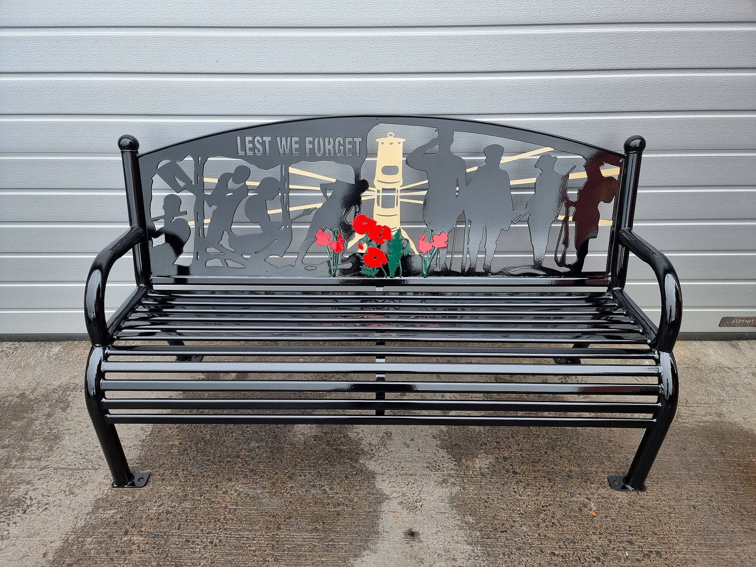 Miner Soldier Bench Seat · David Ogilvie Engineering · Street, Park ...